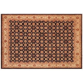 Shabby Chic Ziegler Dee Brown Beige Hand-Knotted Wool Rug - 7 ft. 11 in ...