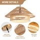 Coffee Color Mesh Ceiling Fan with 5 Blades - Bed Bath & Beyond - 37236040