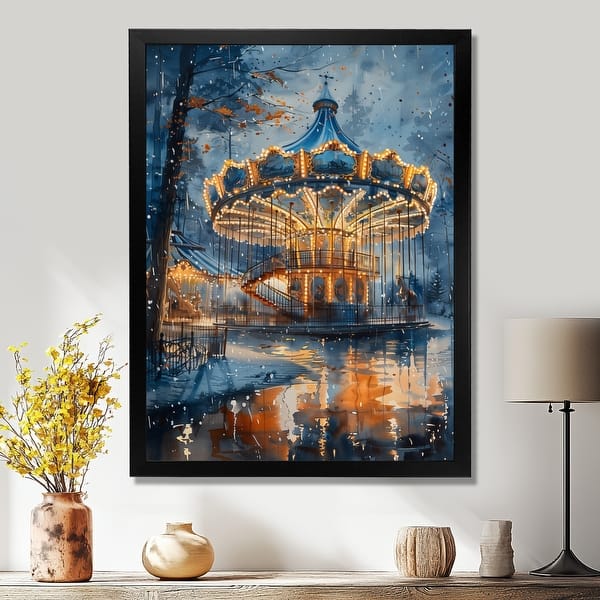 carousel framed art