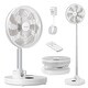 Standing Oscillating Pedestal Fan, Height Adjustable Floor Fan with ...