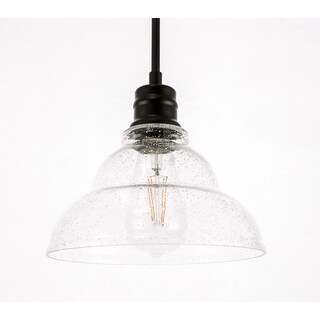Elegant Lighting Gil Single Light 9" Wide Mini Pendant - Bed Bath ...