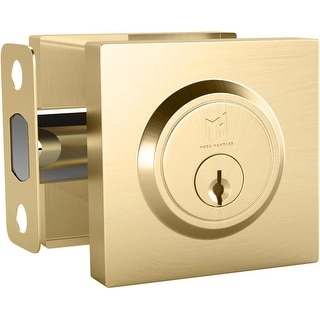 Mega Handles Deadbolt I Entry Deadbolt Lock - 4.72X2X2 - Bed Bath ...