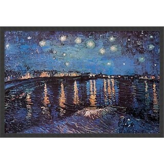 Framed Art Print Starlight Over the Rhone by Vincent van Gogh 38 x 26 ...