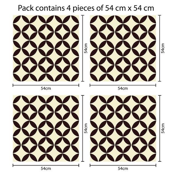 Walplus Circle Star Pattern Wall Sticker Peel and Stick Art Home Decor ...