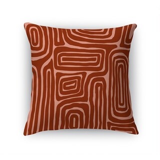 CIRCLING RUST Accent Pillow By Kavka Designs - Bed Bath & Beyond - 36419354