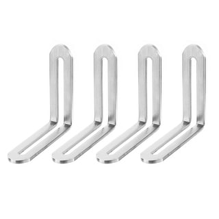 Adjustable Corner Brackets, 4Pcs Stainless Steel L-Shape Corner Brace ...