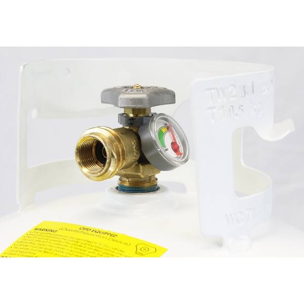 Flame King 30LB Steel Propane Tank Cylinder with Gauge and OPD Valve ...