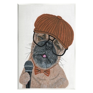 Stupell Hipster Pug Portrait Wall Plaque Art Melissa Symons - Bed Bath ...