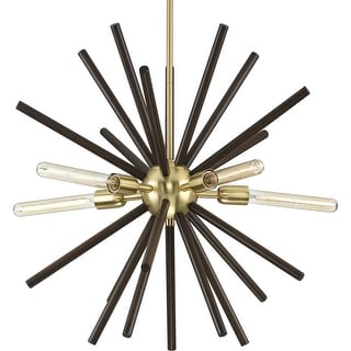 Progress Lighting Thorpe 5 Light 28" Wide Abstract Sputnik Chandelier ...