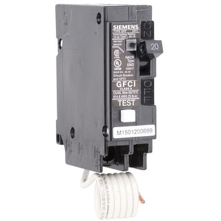 Siemens QF120A Ground Fault Circuit Breaker, 20 Amp, 120 V - Bed Bath ...