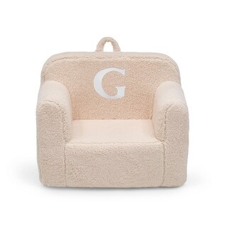 Personalized Monogram Cozee Sherpa Chair - Customize with Letter G ...