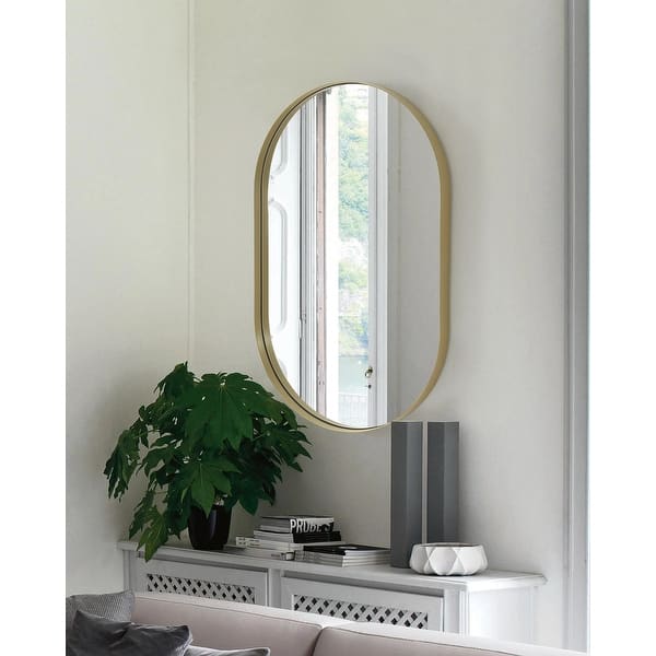 oblong shape mirror