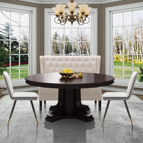 dining room table with sofa bench