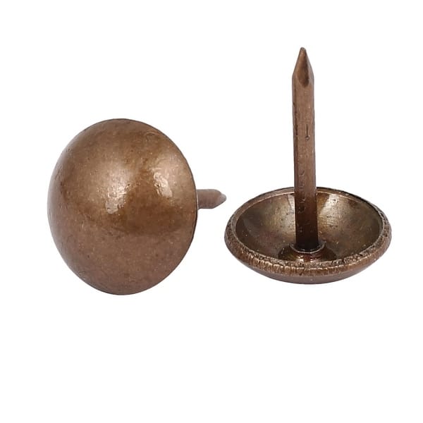 7/16" Dia Round Head Thumbtack Upholstery Decorative Tack Nail Pushpin ...