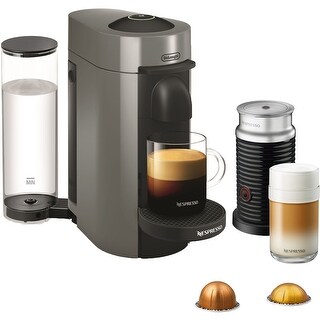 VertuoPlus Coffee and Espresso Maker Bundle with Aeroccino Milk ...