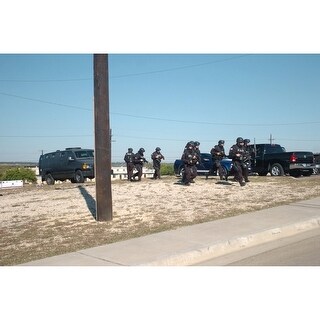 Army Swat Team Approaching A Building Where HomeGrown Terrorist Major ...