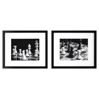 Chess Boards S/2 Framed Art Giclee Under Glass - Bed Bath & Beyond ...