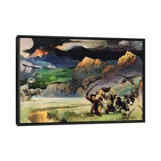 iCanvas "Lost World" by Frank Frazetta Framed Canvas Print - Bed Bath ...