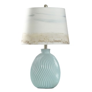 StyleCraft Austin Allen James - Causeway - Light Blue - Ceramic Table ...