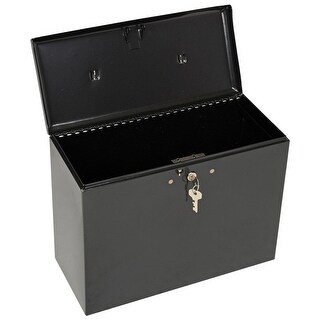 Master Lock Locking Steel Security File Box, 13-1/2"L x 6"W x 10-1/2"H ...