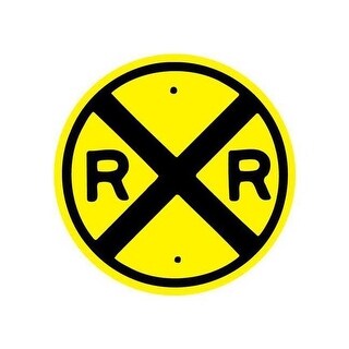 Lyle RXR Traffic Sign,12" Dia. W10-1-30DA - 1 Each - Bed Bath & Beyond ...