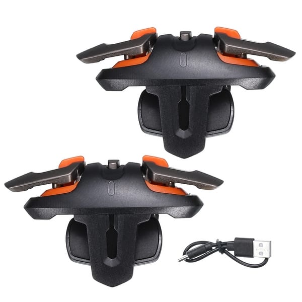 Gaming Trigger Mobile Game Controller G5 Four-Finger Linkage Button ...