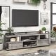 Albertus Industrial 71-inch Iron 4-Shelf TV Console by Furniture of ...