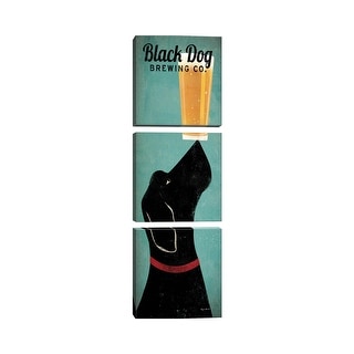 iCanvas "Black Dog Brewing Co." by Ryan Fowler 3-Piece Canvas Wall Art ...