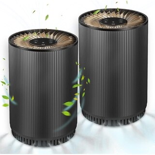 2 Pack Air Purifiers for Home Bedroom up to 690ft², H13 True HEPA ...