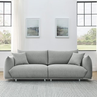 Polyester Sofa with 2 Pillows - Bed Bath & Beyond - 39452186