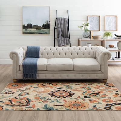 Mohawk Home Floweret Transitional Floral Area Rug - Overstock - 32932858