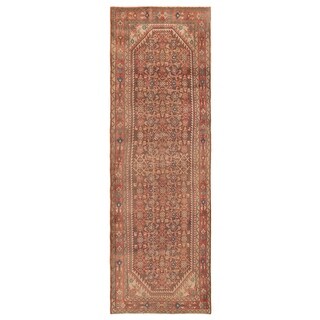 ECARPETGALLERY Hand-knotted Antalya Vintage Brown, Red Wool Rug - 3'5 x ...