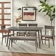 Simple Living Newington 6-piece Dining Set with Bench - Bed Bath ...