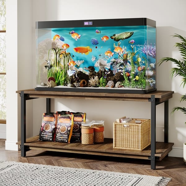 solid wood aquarium