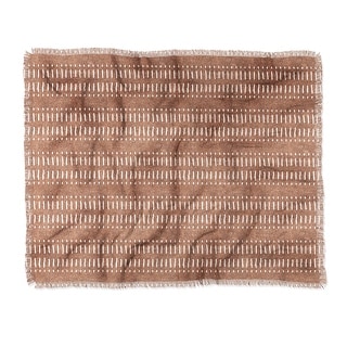 Little Arrow Design Co Dash Dot Stripes Ginger Made To Order Throw ...