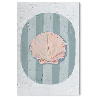 Venus Shell Canvas Trendy Coastal Print by Art Remedy - Bed Bath ...