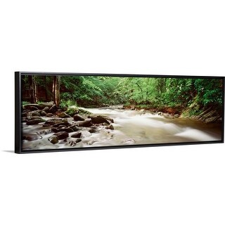 "Little River Cades Cove Great Smoky Mountains TN" Black Float Frame ...