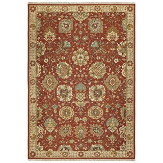 Vista Home Ashbury Handmade Wool Traditional Area Rug - Bed Bath ...