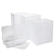 24 Pcs Photo Storage Boxes for 4x6 Pictures with 40 Blank Labels, Clear ...