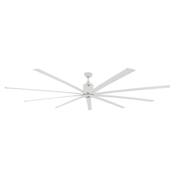 iLIVING 96" BLDC Ceiling Fan, High Volume Low Speed Fan with IR Remote ...