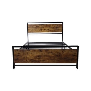 Twin Metal Platform Bed with Durable Steel Structure - Bed Bath ...