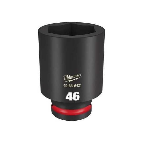 Milwaukee Tool Deep Impact Socket,Steel,46 mm 49-66-6421 - 1 Each - 46mm - Bed Bath & Beyond ...