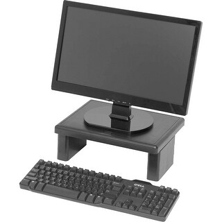 DAC Height Adjustable LCD/TFT Monitor Riser - Black - Bed Bath & Beyond ...