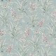 Laura Ashley Mosedale Posy Dark Duck Egg Blue Wallpaper - Bed Bath ...