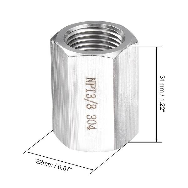 304 Stainless Steel Pipe Fitting Reducer Adapter for Water Oil Air ...
