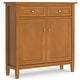 Wyndenhall Norfolk 36 inch Wide Solid Wood Transitional Entryway ...