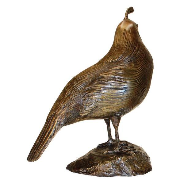 Design Toscano Male California Quail Bronze Statue - Bed Bath & Beyond ...