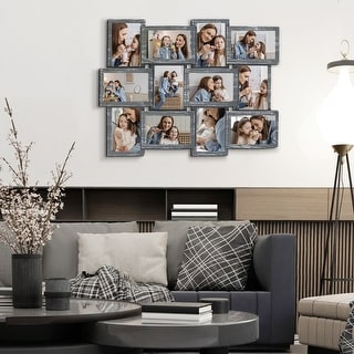 HELLO LAURA HELLO LAURA 12 Opening PVC 23" x 18" Wall Hanging Photo ...