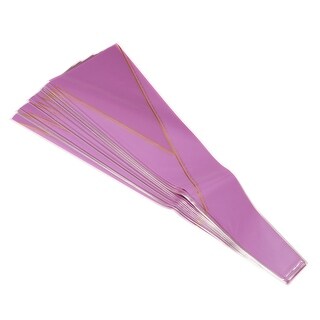 100pcs Flower Wrapping Paper, Single Rose Bouquet Packaging Bag Purple ...