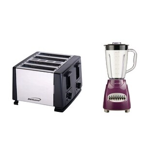 50-Ounce 12-Speed + Pulse Electric Blender with Plastic Jar (Purple ...